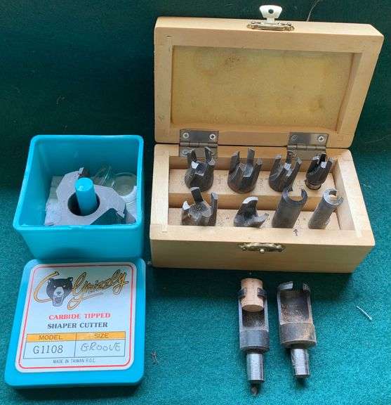 Grizzly Carbide Cutter + Plug Cutters - Sherwood Auctions