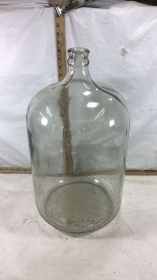 OLD 5 GALLON GLASS WATER JUG - Sherwood Auctions