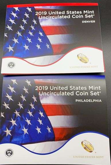 2019 U.S. Mint Uncirculated Coin Set, P & D - Sherwood Auctions