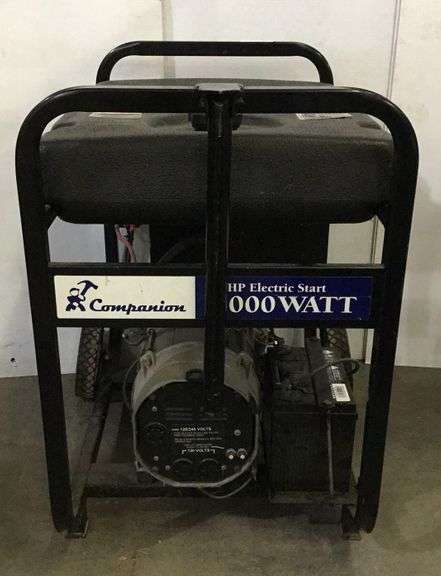 Craftsman Companion 5000 Watt Electric Start Generator - Sherwood Auctions