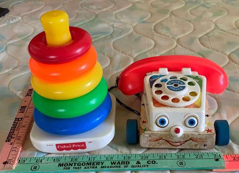 Fisher Price Ring Toy & Chatter Telephone - Sherwood Auctions