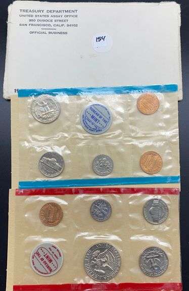 1970 U.S. Mint Uncirculated Coin Set - Sherwood Auctions