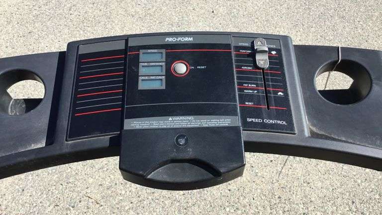 Pro Form J4 Treadmill Space Saver Cushion Cell - Sherwood Auctions