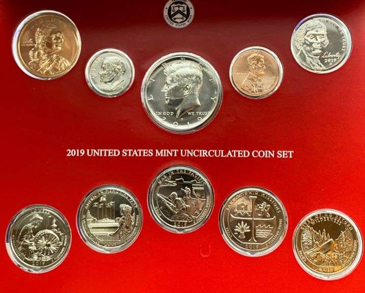 2019 U.S. Mint Uncirculated Coin Set, P & D - Sherwood Auctions