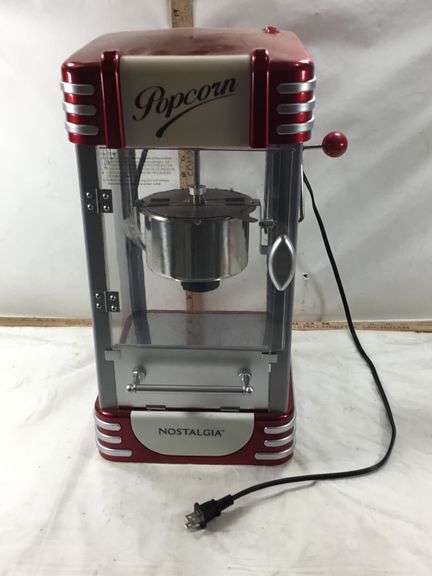 Nostalgia Popcorn Machine - Sherwood Auctions