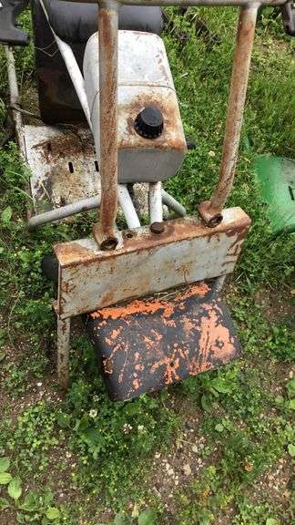 Grey Fat Tire Mini Bike Frame - Sherwood Auctions