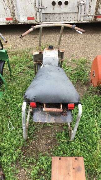 Grey Fat Tire Mini Bike Frame - Sherwood Auctions