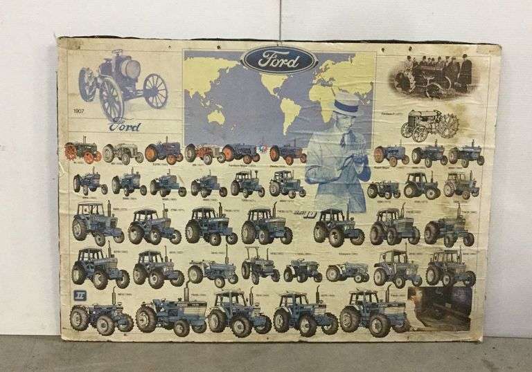 Ford Tractor Poster - Sherwood Auctions