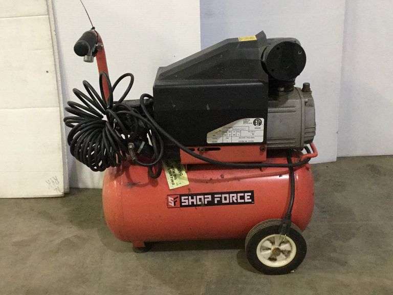 Shop Force Air Compressor - Sherwood Auctions