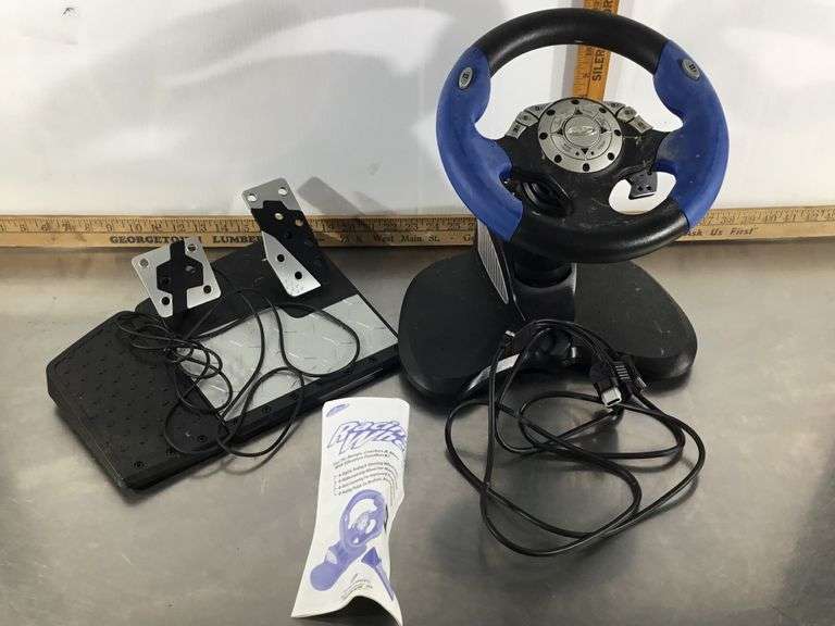 PlayStation 2 Racing Wheel - Sherwood Auctions