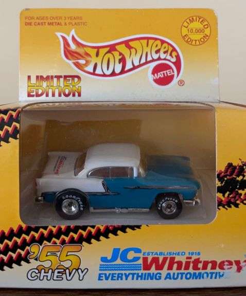 JC Whitney 55’ Blue Chevy Hot Wheels - Sherwood Auctions