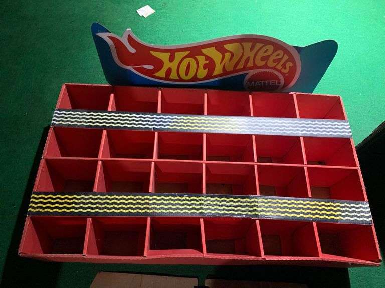 Hot wheels cardboard car display #2 - Sherwood Auctions