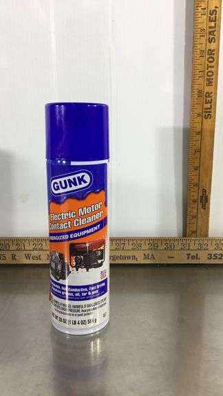 6 Cans Of Gunk Electric Motor Contact Cleaner - Sherwood Auctions