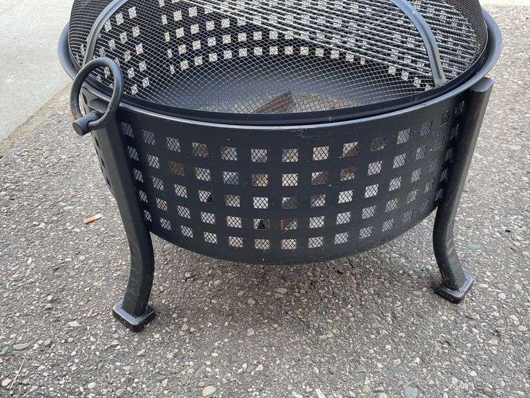 Portable Fire Ring with Lid - Sherwood Auctions