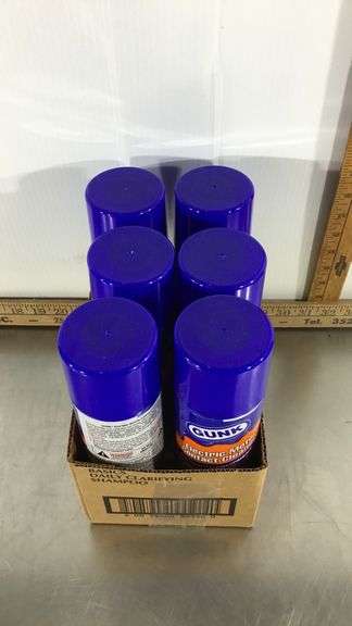 6 Cans Of Gunk Electric Motor Contact Cleaner - Sherwood Auctions