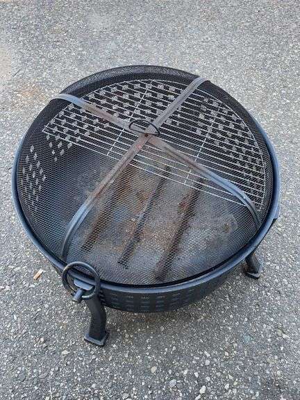 Portable Fire Ring with Lid - Sherwood Auctions