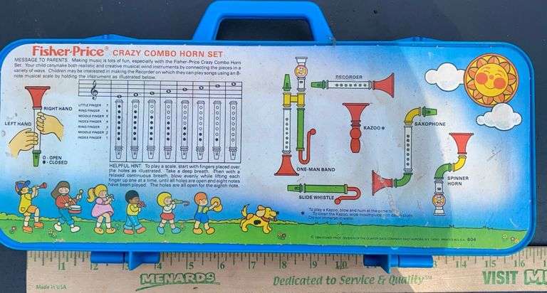Fisher-Price Crazy Combo Horn Set & Water Gun - Sherwood Auctions