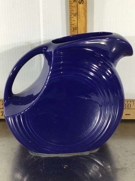 Royal Blue Fiesta Pitcher - Sherwood Auctions