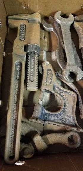 Klein wire puller, Trimo pipe wrench, Pexto pipe wrench, Rex rivet tool ...
