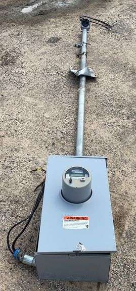 Meter Box With Pole - Sherwood Auctions