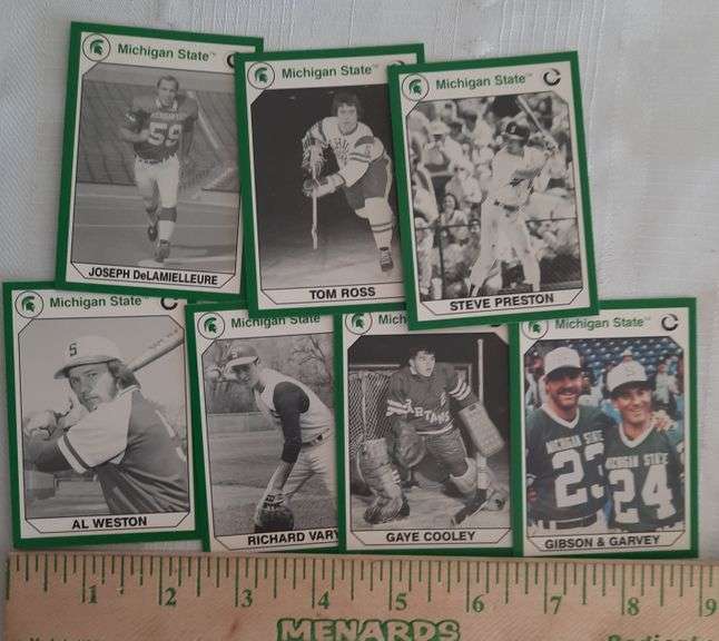 2 Boxes of Michigan State Spartan Trading Cards - Sherwood Auctions