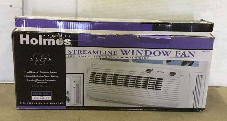 Holmes Streamline Window Fan - Sherwood Auctions