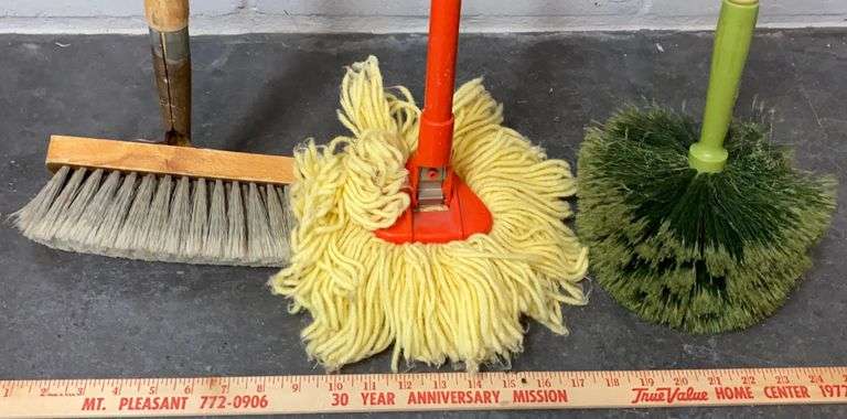 Broom, Mop, and Cob Webber - Sherwood Auctions