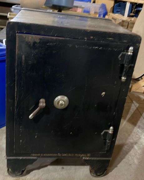 Antique Large Steel Safe by Cary Safe Co., Combination Included ...