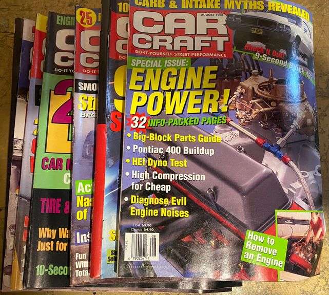 Large Box of Car Craft Magazines - Sherwood Auctions