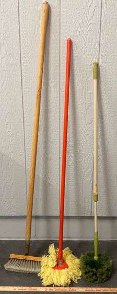 Broom, Mop, and Cob Webber - Sherwood Auctions