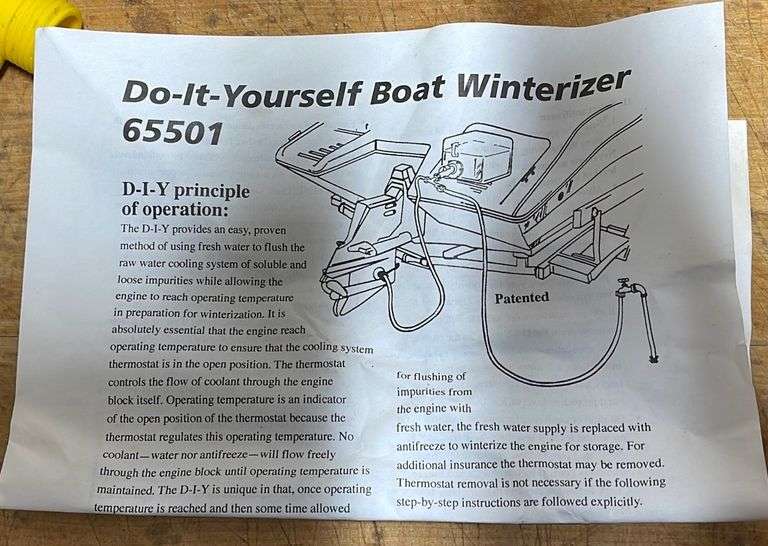 Camco Marine "do it yourself" Boat Winterizer Kit - Sherwood Auctions