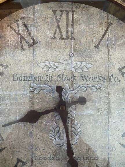 Edinburgh Clock Works Co. London, England Wall Clock, Battery Operated ...