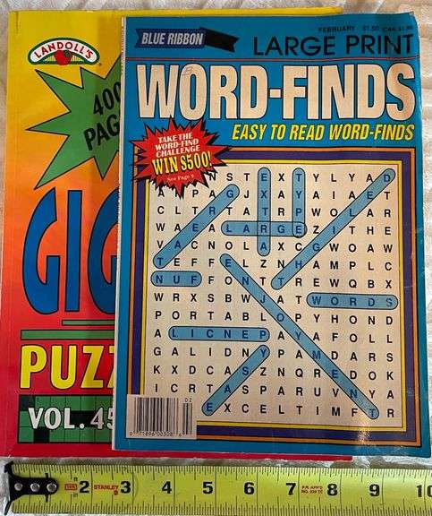 Word Search Books - Sherwood Auctions