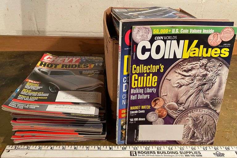 Chevy High Performance & Coin Values & Coin World Magazines - Sherwood ...