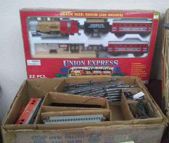 Union Express Train Set in Box + 3 Miscellaneous Train Sets - Sherwood ...