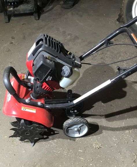Troy Built 2 Cycle Front Tine Rototiller - Sherwood Auctions