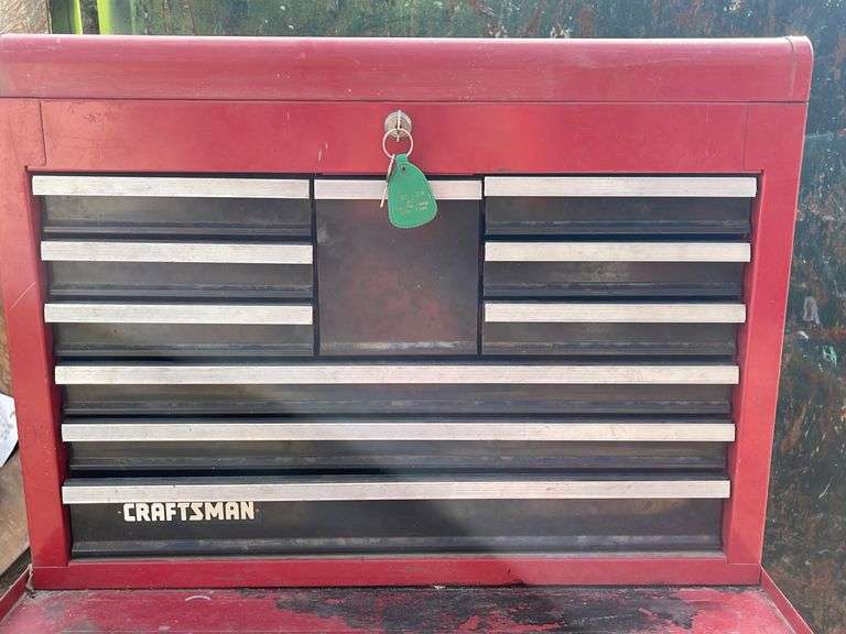 Craftsman Tool Cabinet & Chest, Keys Included - Sherwood Auctions