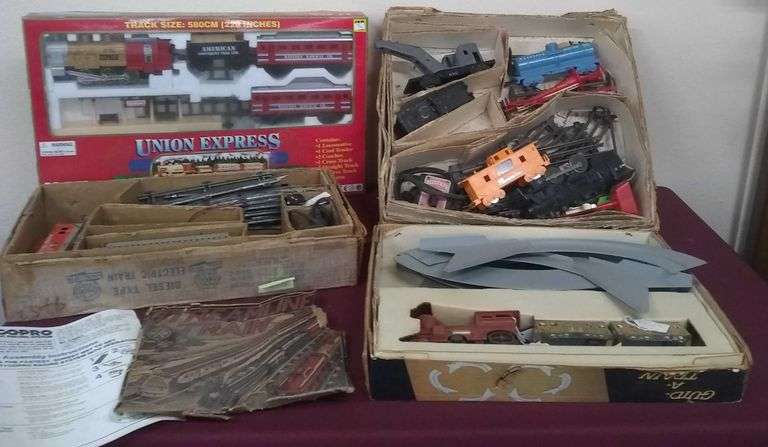 Union Express Train Set in Box + 3 Miscellaneous Train Sets - Sherwood ...