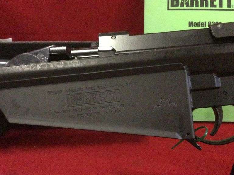 Barrett M82A1 50 Cal with Scope & Hard Case - Sherwood Auctions