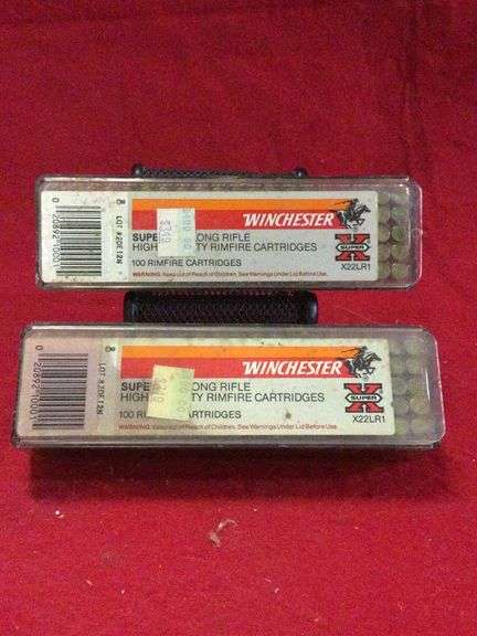 Winchester 22 Long Rifle Cartridges - Sherwood Auctions