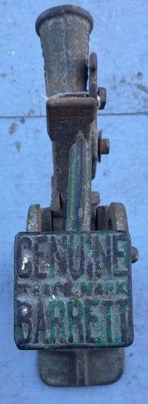 Vintage Duff Mfg. Co Barrett No. 1 Railroad Jack - Sherwood Auctions