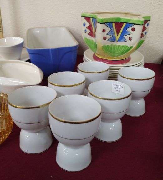 Hall Westinghouse Fridge Box, Dinnerware Set, Carnival Glass Candy Dish ...