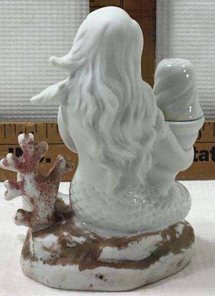 Porcelain Mermaid Figurine - Sherwood Auctions