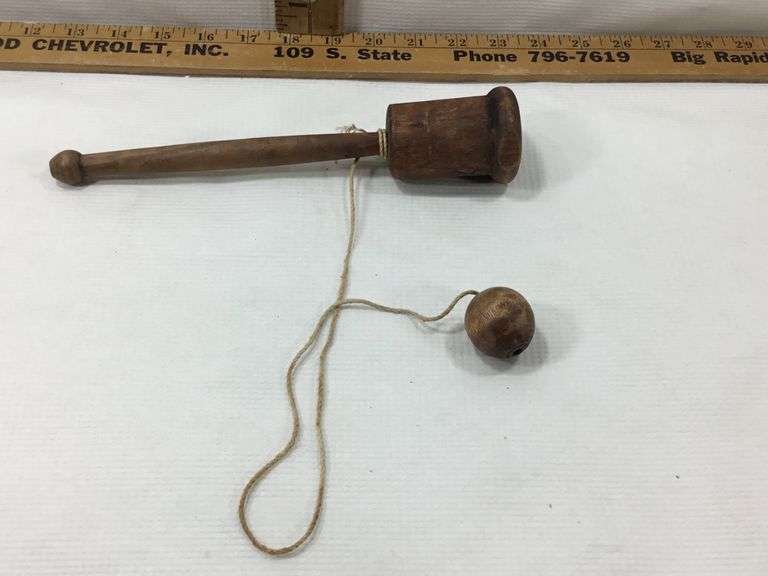 Vintage Cup & Ball Game - Sherwood Auctions