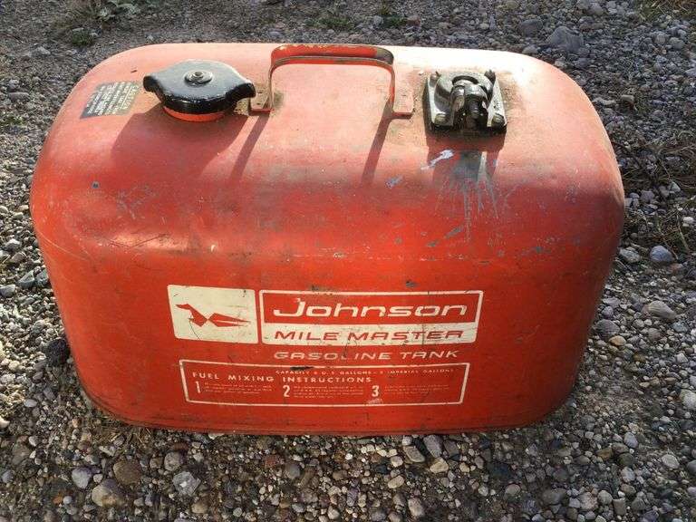 Johnson Mile Master 6 Gallon Boat Gas Tank - Sherwood Auctions