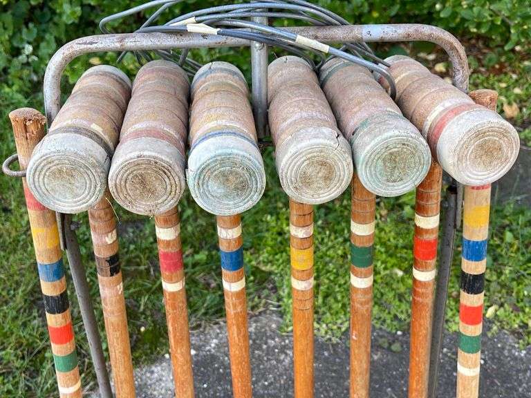 Vintage Croquet Set - Sherwood Auctions