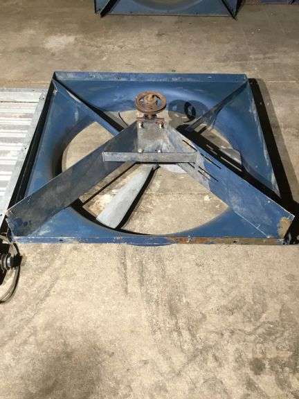 Big Dutchman 36" Belt Drive 1/2HP Building Fan and Shutter - Sherwood ...