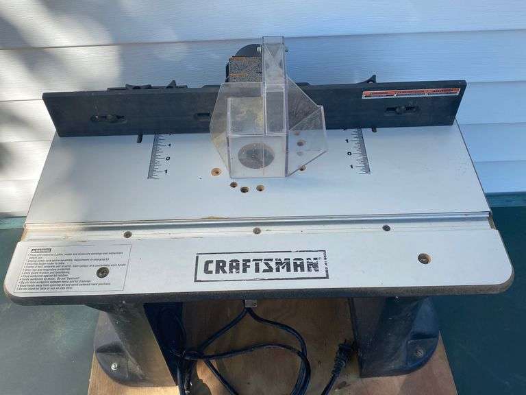 Craftsman Benchtop Router Table w/ Craftsman Model 135 Router ...