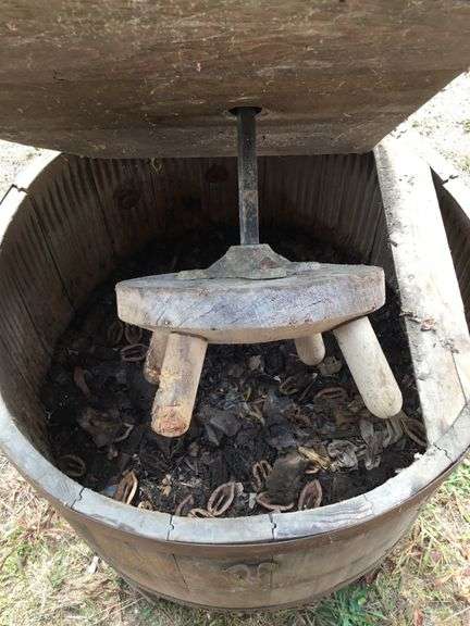 Antique Hand Powered Washing Machine - Sherwood Auctions