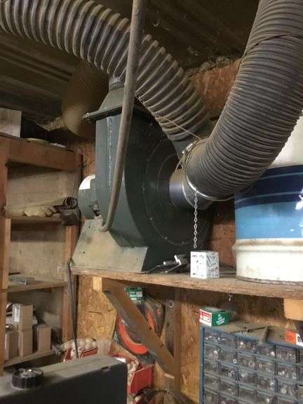 Grizzly Dust Collection System - Sherwood Auctions